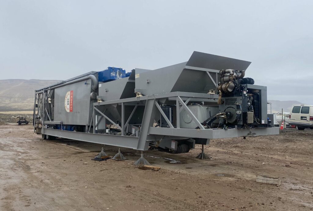2021 Cemco Model 300 Portable Concrete Batch Plant – 2-Bin 60/40 Split ...