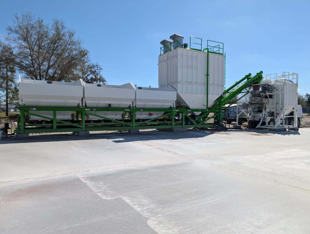 52 North MIX 1500 Skid-Mounted Portable Concrete Batch Plant – High ...