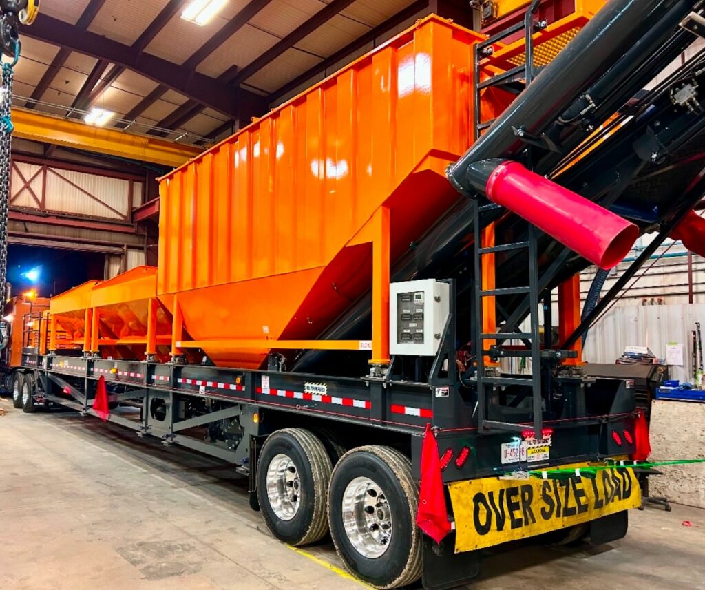 52 North MIX 1000 Portable Concrete Batch Plant – Dual Aggregate, Quick ...