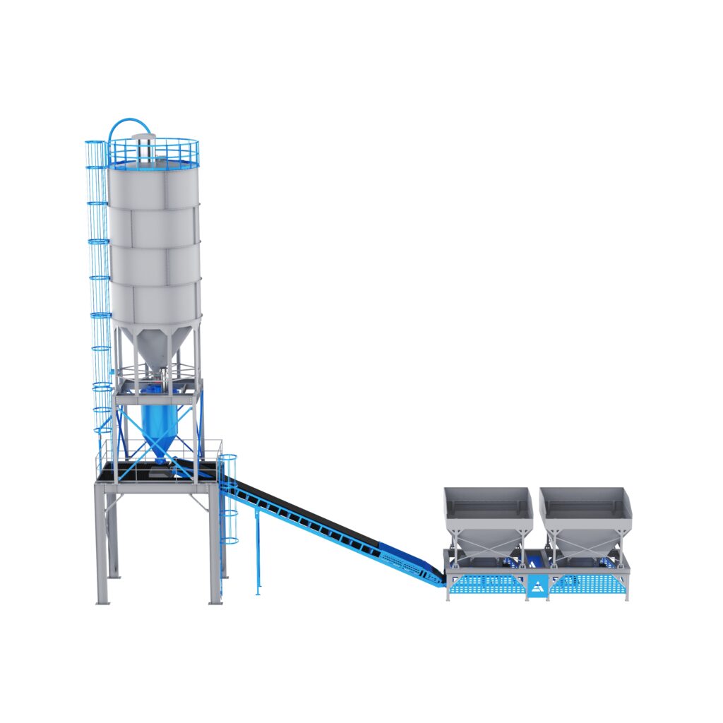 TRIA Ironcore SP100 Stationary Concrete Batch Plant | 140–200 YPH