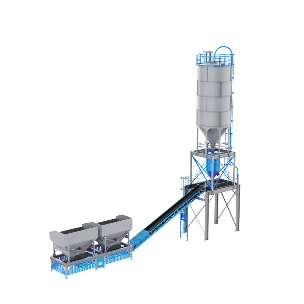 TRIA Ironcore SP100 Stationary Concrete Batch Plant | 140–200 YPH
